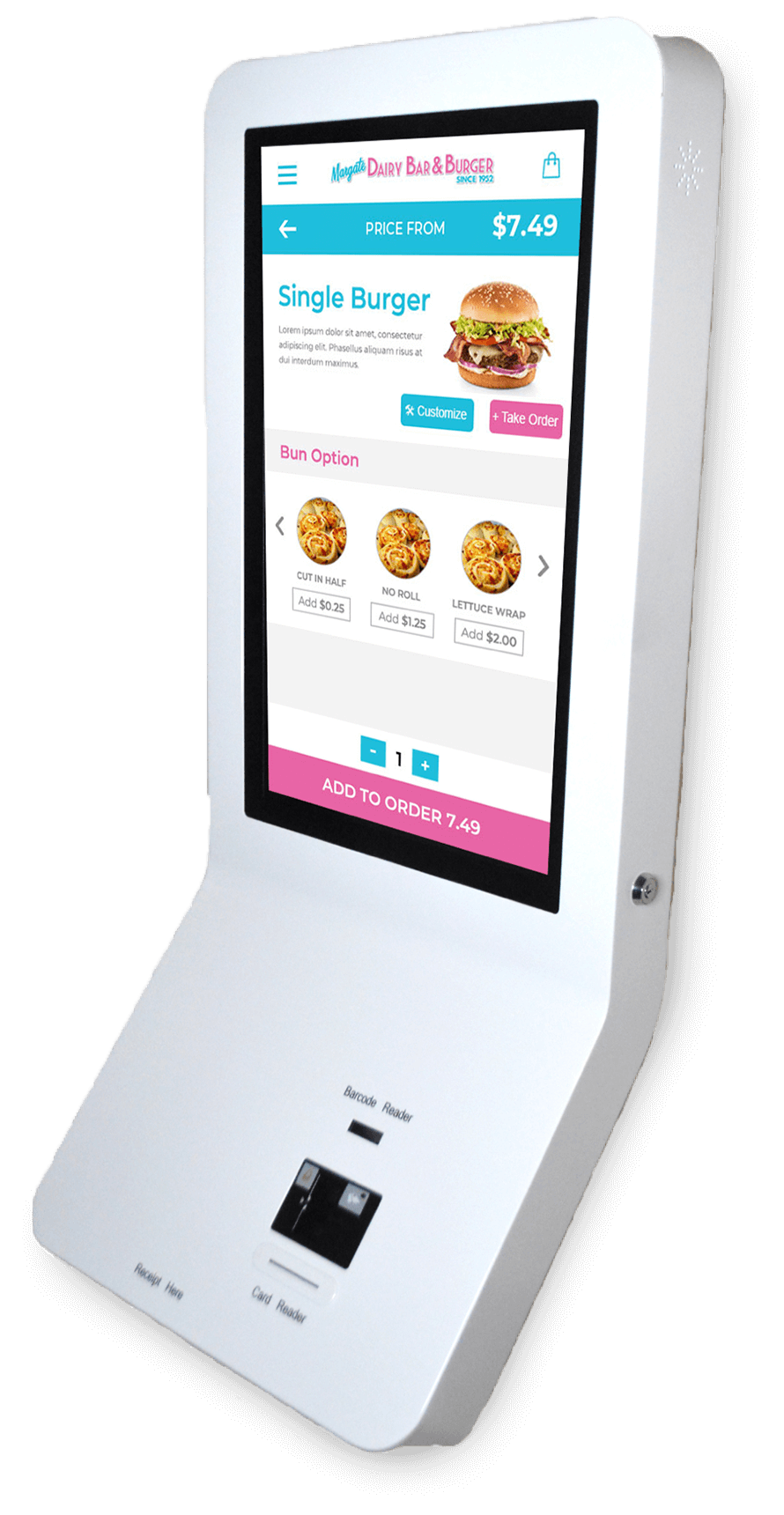 Customizable Self-Ordering Kiosks | PYE POS