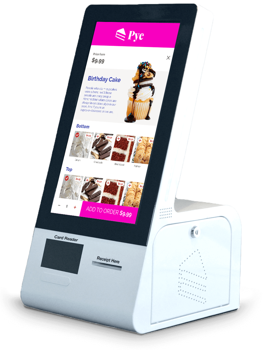 Customizable Self-Ordering Kiosks | PYE POS